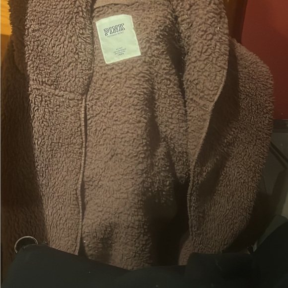 PINK Victoria's Secret | Jackets & Coats | Pink Sherpa | Poshmark